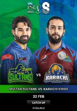 Watch Pakistan Super League - Multan Sultans VS Karachi Kings Catch Up ...