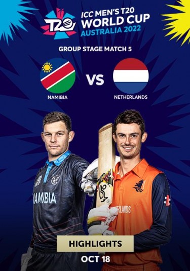 Watch ICC Men’s T20 Cricket World Cup 2022 Group Stage: Namibia VS ...