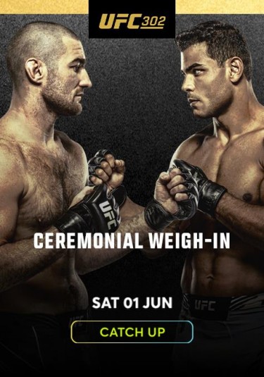 Watch UFC 302 Ceremonial Weigh-In - Catch up in Streaming Online | 1 ...