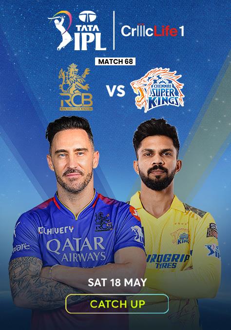 Watch Cricket IPL: Royal Challengers Bengaluru vs Chennai Super Kings Catch up in Streaming ...